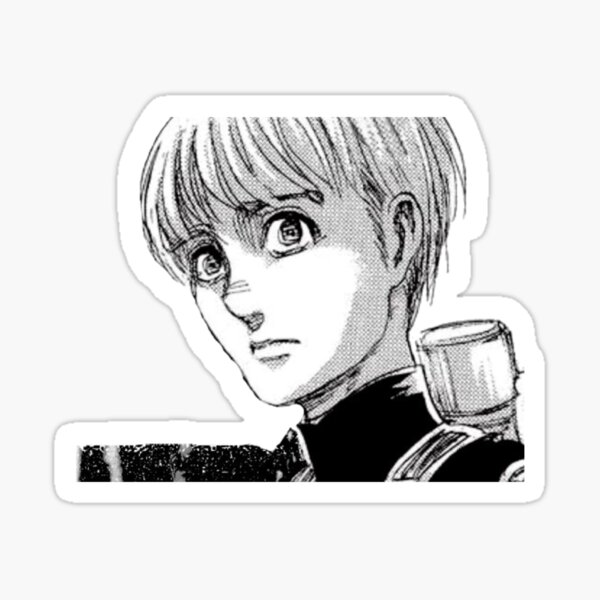 "Armin Arlert Manga Sticker" Sticker for Sale by Rxbs | Redbubble