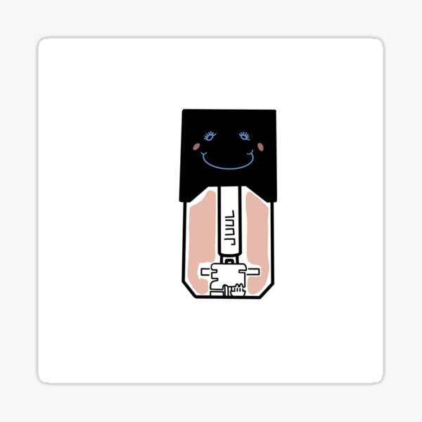 "Cute Juul Pod Smiley" Sticker for Sale by foryouart | Redbubble