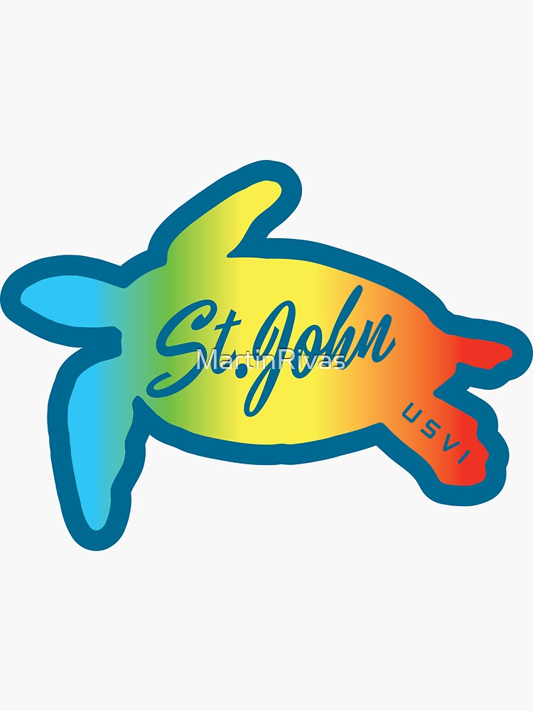"St. John USVI" Sticker for Sale by MartinRivas | Redbubble