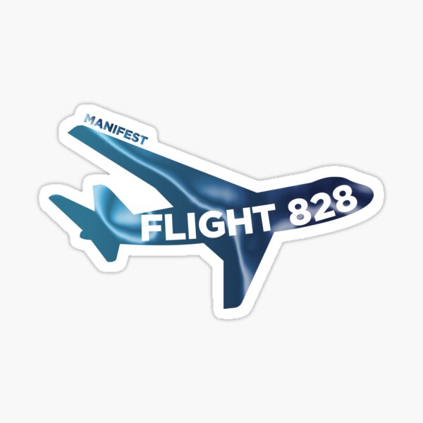 "Manifest Show Flight 828 Mystery" Sticker for Sale by phoebesstore ...
