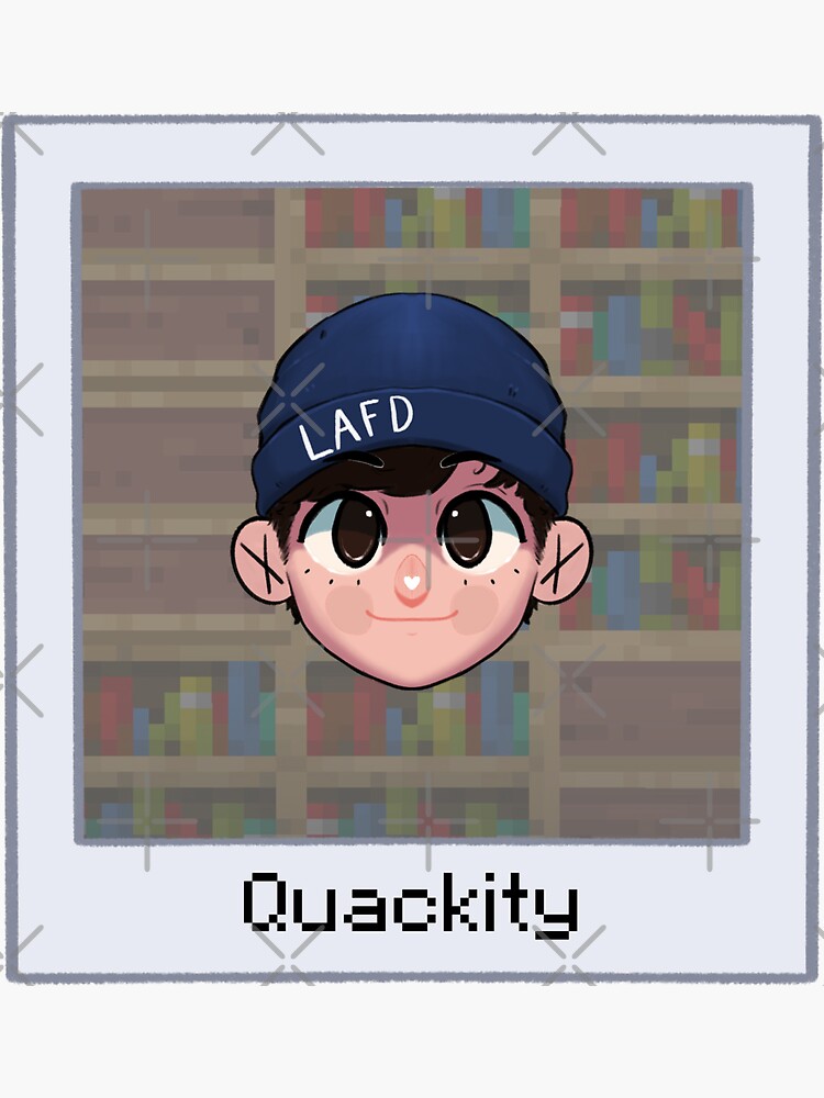Pegatina «Icono de Quackity» de blurryspirits | Redbubble