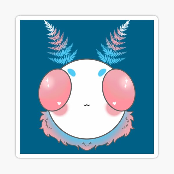 "Trans Moth" Sticker by ZITHASH-OVUN | Redbubble