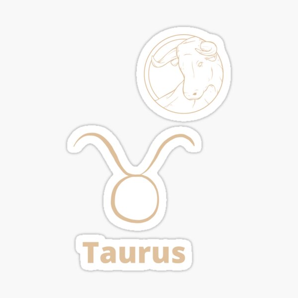 "Taurus Zodiac Sign" Sticker by Ale-Designs | Redbubble