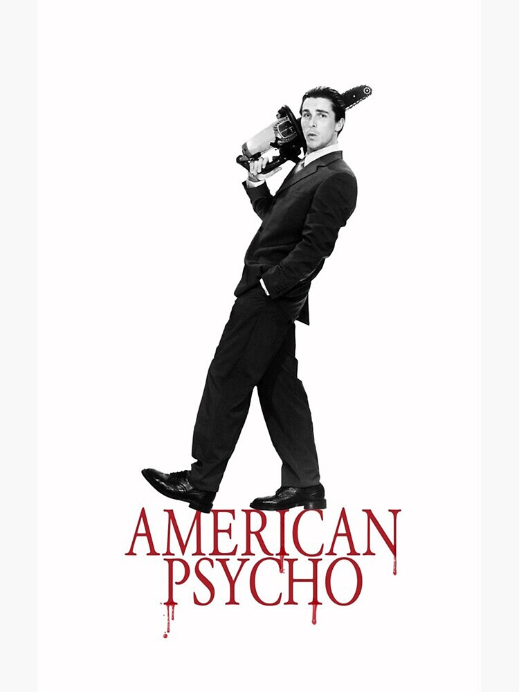 "American Psycho" Sticker for Sale by Davidsragg | Redbubble