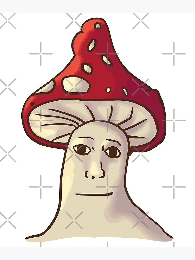 "Shroomjack, Wojak" Poster for Sale by yooKabb | Redbubble