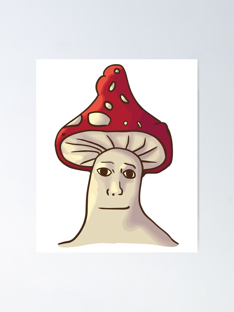 "Shroomjack, Wojak" Poster for Sale by yooKabb | Redbubble