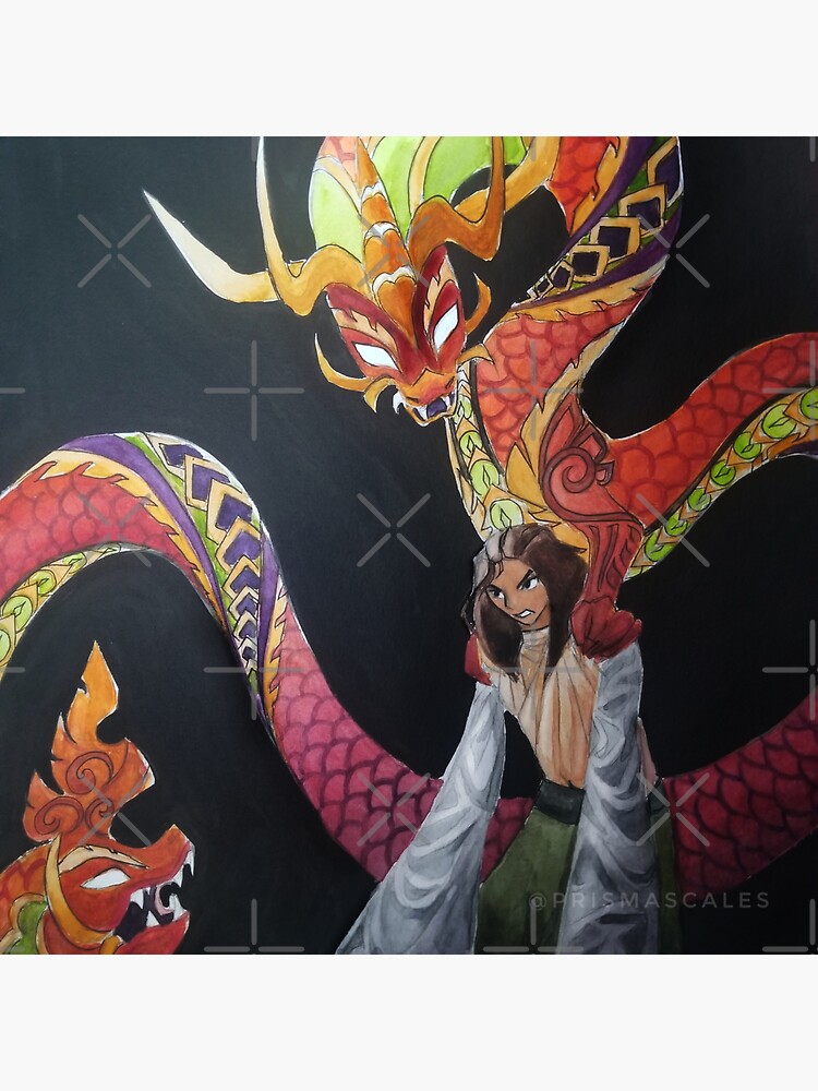 "Raya Dragon Druun Raya and The Last Dragon Print" Sticker for Sale by ...