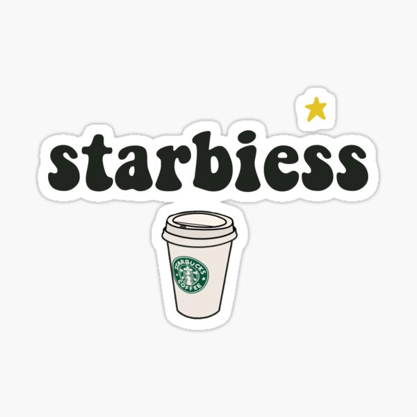 "'starbies' stickers " Sticker for Sale by Jayyuziii | Redbubble