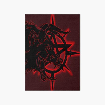 "Demon Wolf design 3" Art Board Print by Hidden-Eagle | Redbubble