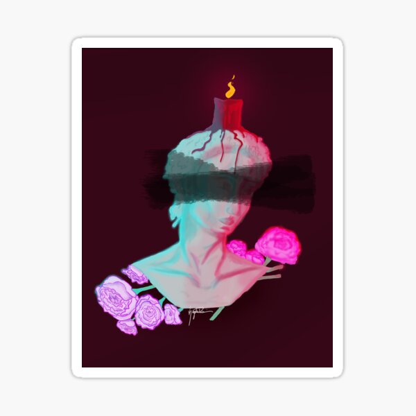 "Idolized Brain Rot" Sticker for Sale by onmyroadtoruin | Redbubble