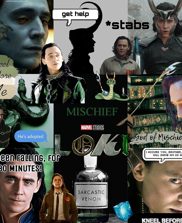 "Loki Collage" iPad Case & Skin for Sale by StarWater | Redbubble