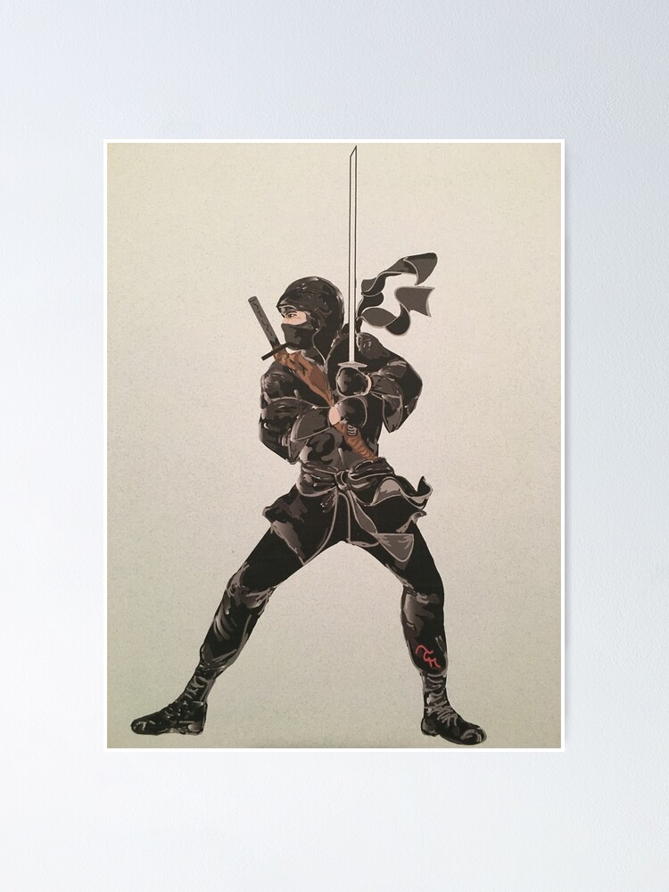 "Ninja Warrior 002" Poster for Sale by Warrior Spirit | Redbubble