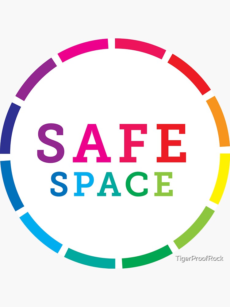 Safe Space Sticker For Sale By TigerProofRock Redbubble safe-space-sticker-for-sale-by-tigerproofrock-redbubble