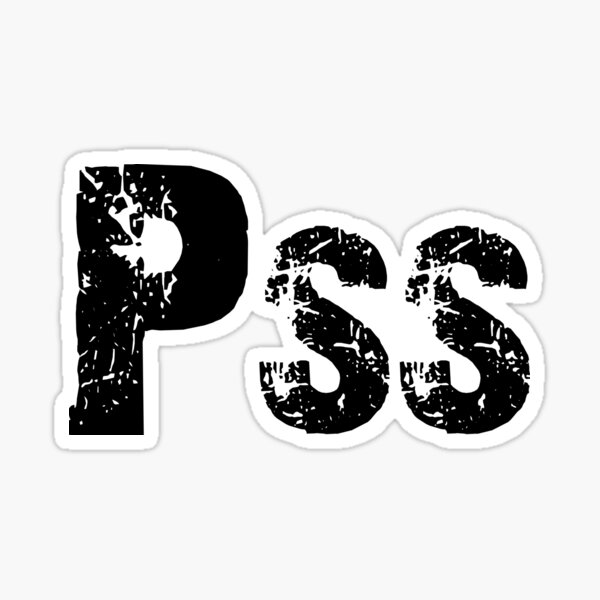 "Pss interjection. Mood" Sticker for Sale by JulioLaporta | Redbubble