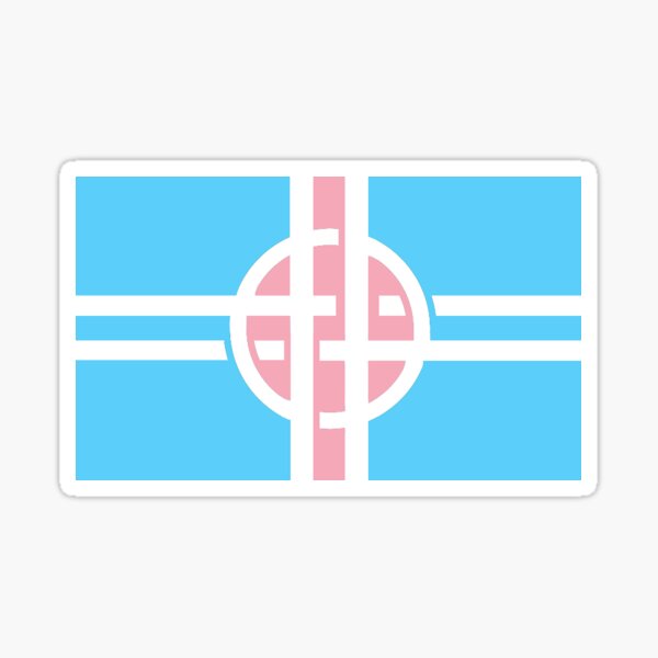 "Celtic Inspired Knotwork Pride Flag - Pansexual" Sticker for Sale by ...