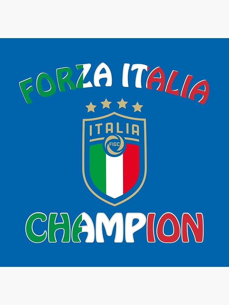 "Forza Italy national football team" Poster by alkhizchem | Redbubble