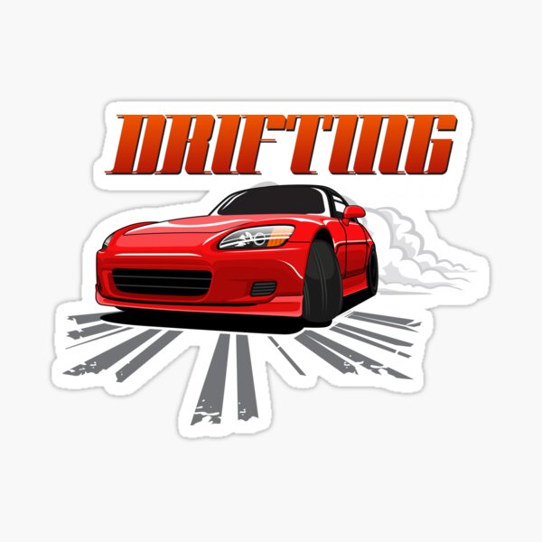 "Honda S2000 Drifting" Sticker for Sale by mas22 | Redbubble