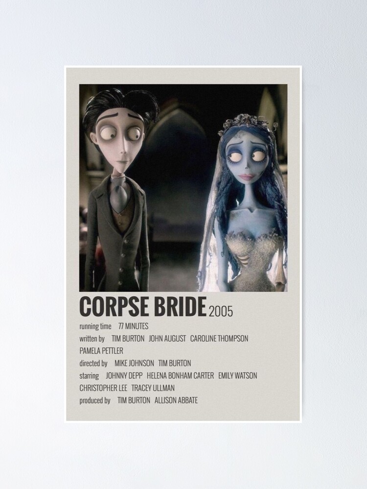 "corpse bride" Poster for Sale by hala- | Redbubble