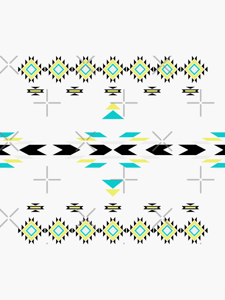 "Native Patterns" Sticker by dgtutt89 | Redbubble
