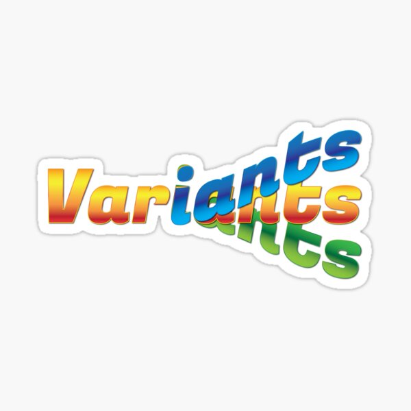 "Variants in full Color" Sticker for Sale by dannycols | Redbubble