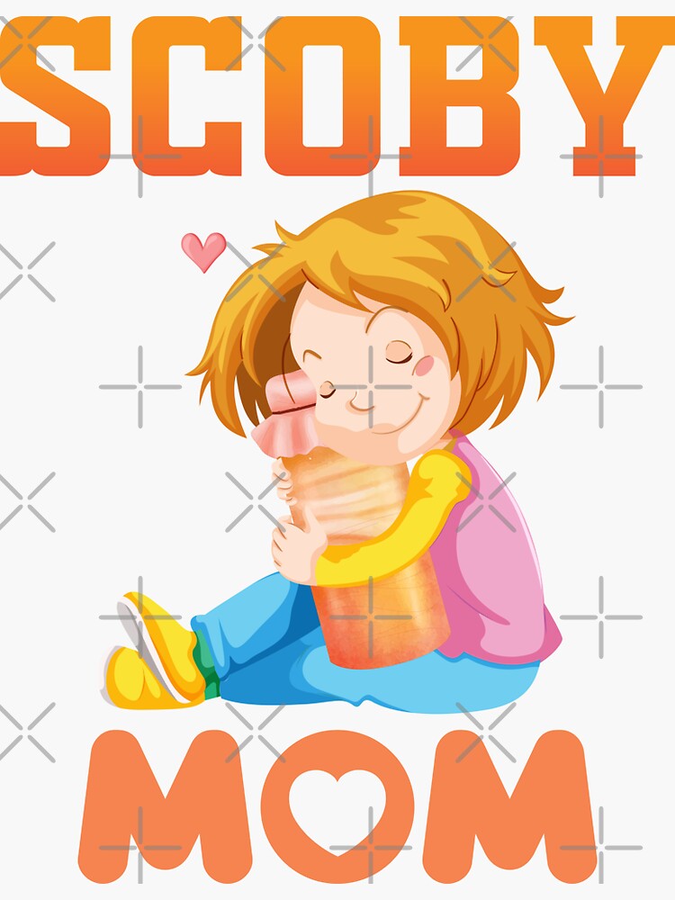 "SCOBY MOM - Kombucha Fun" Sticker by ThatBoochLife | Redbubble