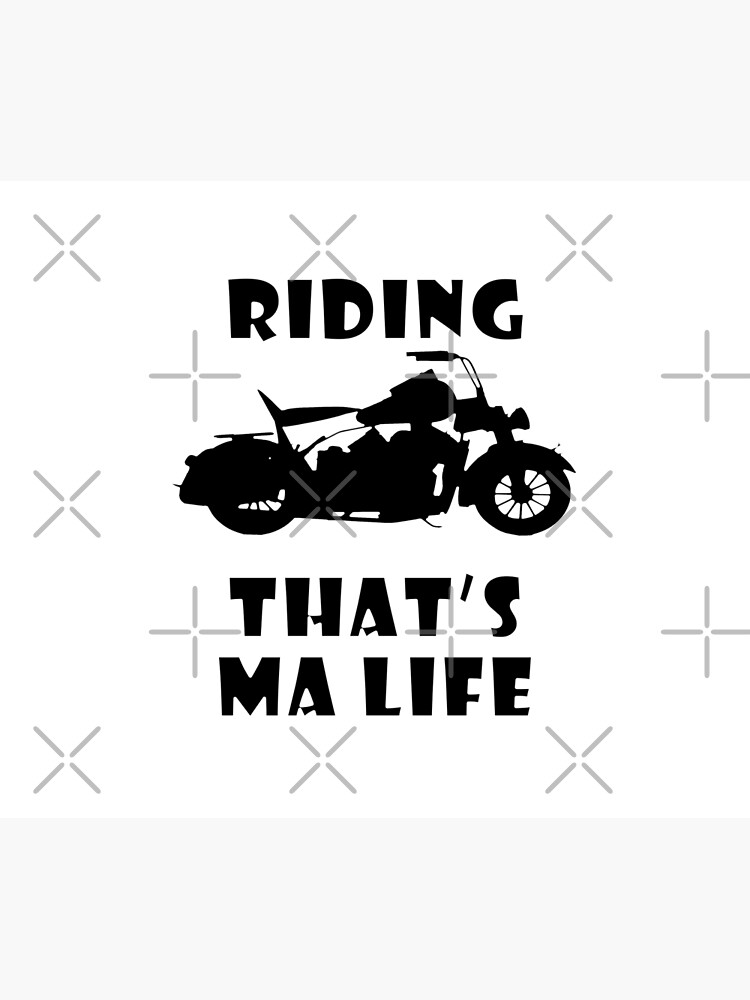 "Riding Bike That's ma life" Poster by noah-creation | Redbubble