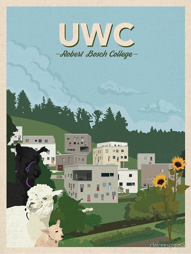 "UWC Robert Bosch College Travel Poster" Poster for Sale by ...