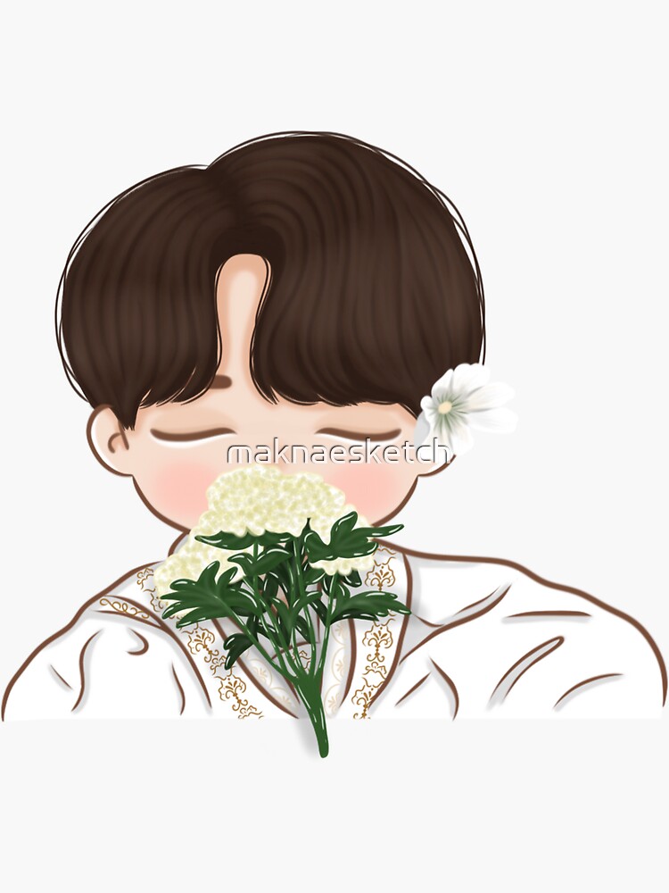 "vincenzo chibi" Sticker for Sale by maknaesketch | Redbubble