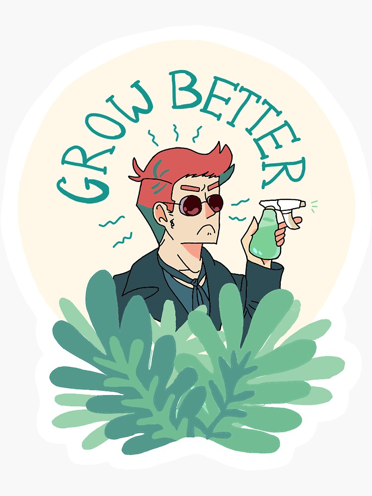 "Grow Better" Sticker for Sale by 36wizardsocks | Redbubble