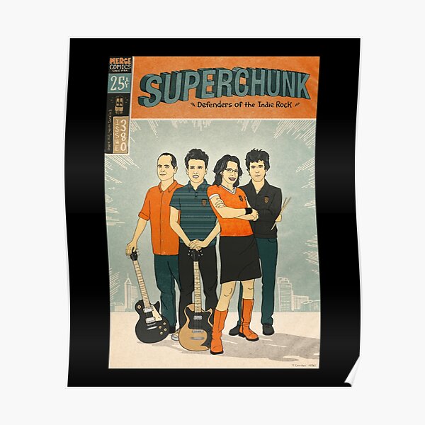 "Superchunk Illustration " Poster for Sale by karlie-designs | Redbubble