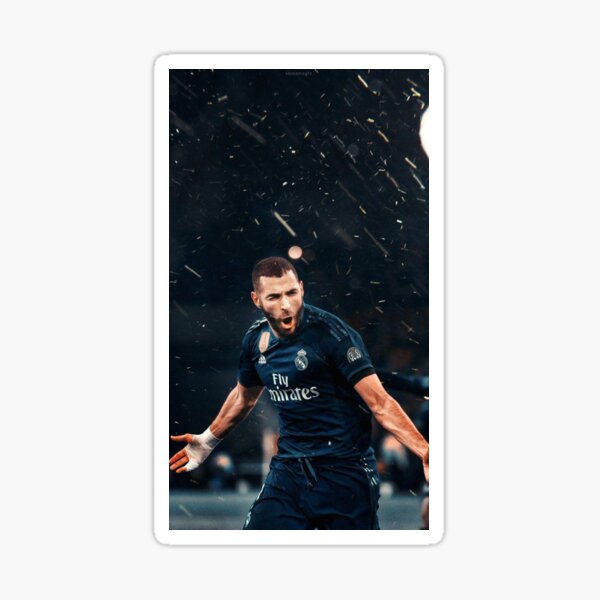 "Karim Benzema" Sticker by Jufiuntin | Redbubble