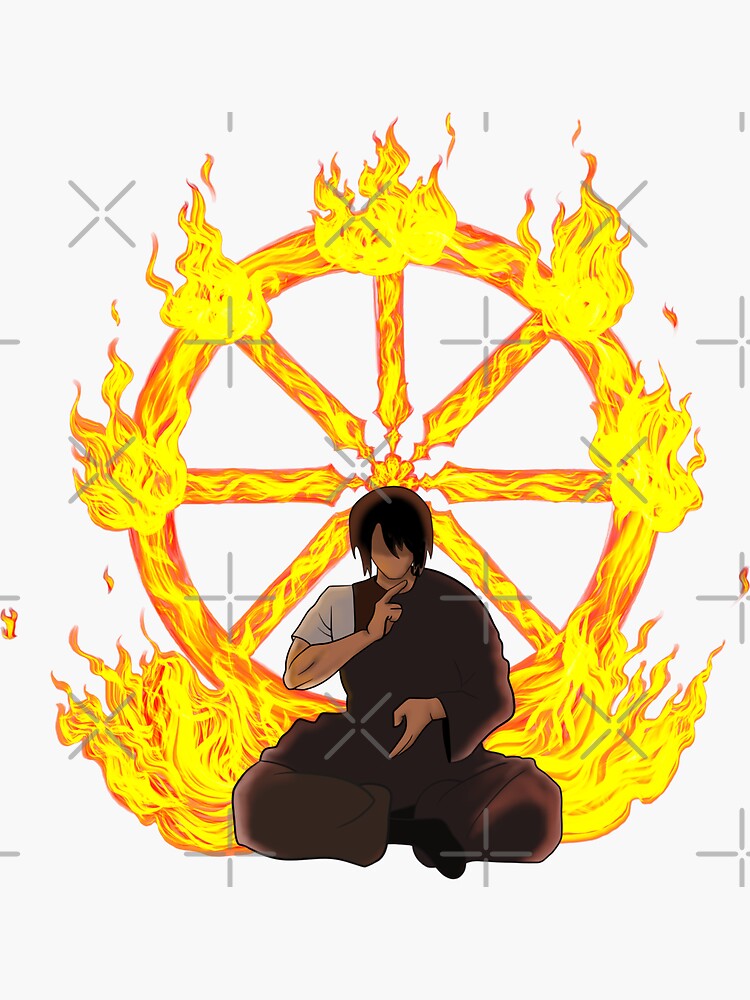 "Fire Force Benimaru Shinmon" Sticker for Sale by Lady-Liberty | Redbubble