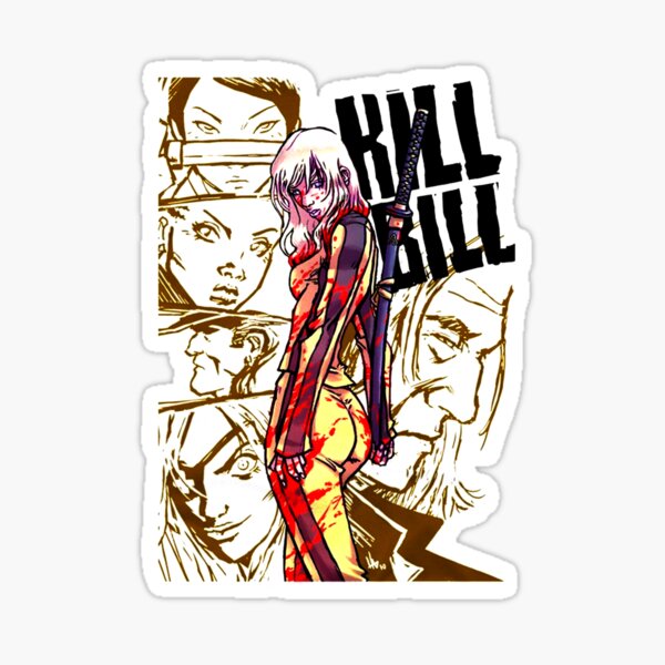 "Kill Bill Bride Braut Gogo Yubari Tarantino" Sticker by MarioRoca ...