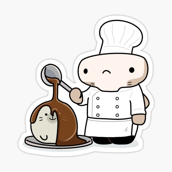 "Samezu Chocolate" Sticker for Sale by yktv-kloi | Redbubble