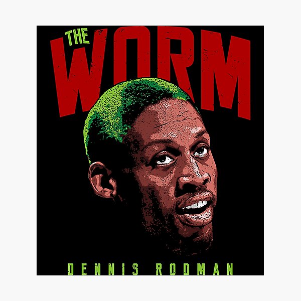 Lámina fotográfica «The Worm Rodman Baloncesto de Chicago Deporte ...