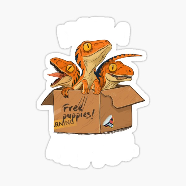 "Adopt a raptor " Sticker for Sale by Minors96 | Redbubble
