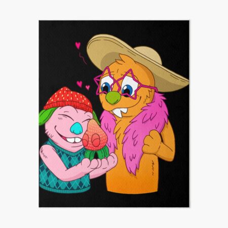 Bugsnax Gramble X Wiggle Art Board Print By Martinkampf Redbubble