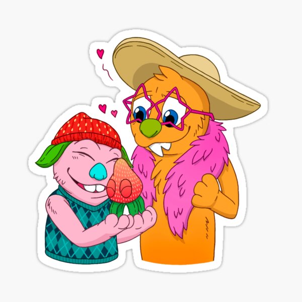 Pegatina Bugsnax Gramble X Wiggle De Martinkampf Redbubble