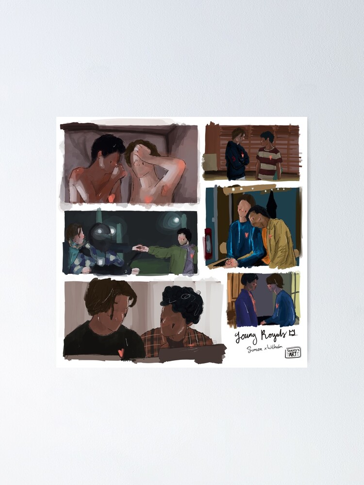 "Young Royals (Simon x Wilhelm)" Poster by Joamys-art | Redbubble