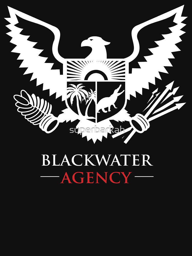 "Blackwater Agency Logo" T-shirt for Sale by superbarkah | Redbubble ...