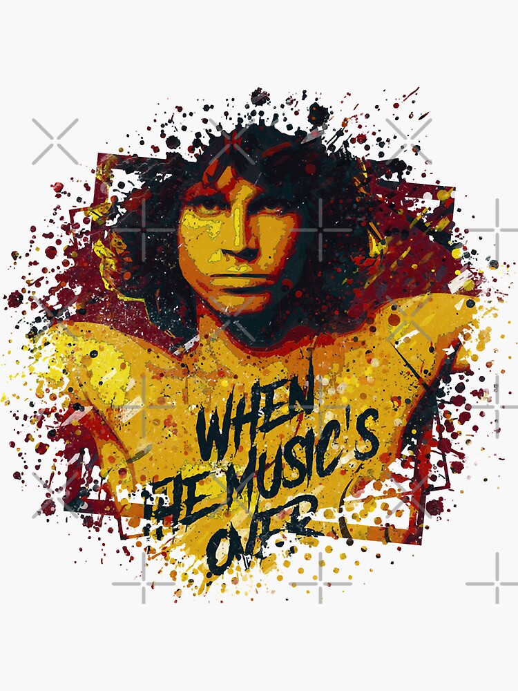 "Jim Morrison Adventures" Sticker for Sale by JimMorrisonJust | Redbubble