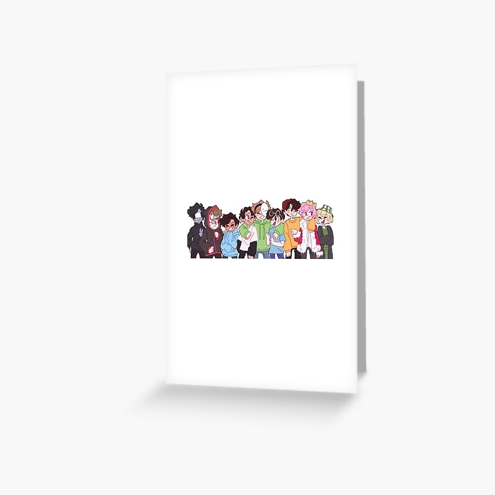 "dsmp character drawing " Greeting Card for Sale by ArtByMal | Redbubble