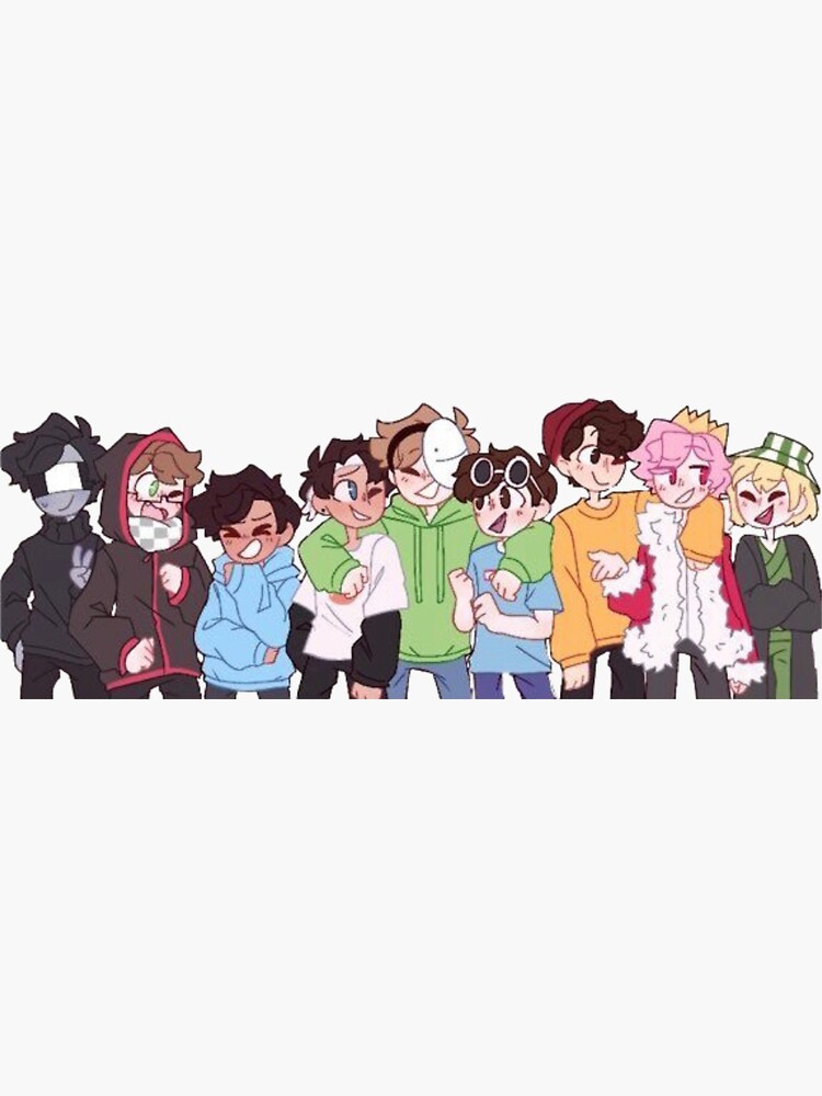 Pegatina «dibujo de personaje dsmp» de ArtByMal | Redbubble