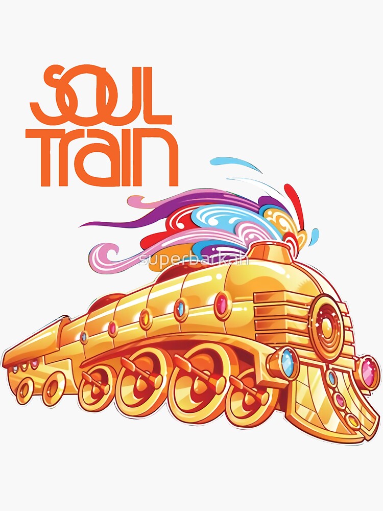 "Soul Train Logo" Sticker for Sale by superbarkah | Redbubble