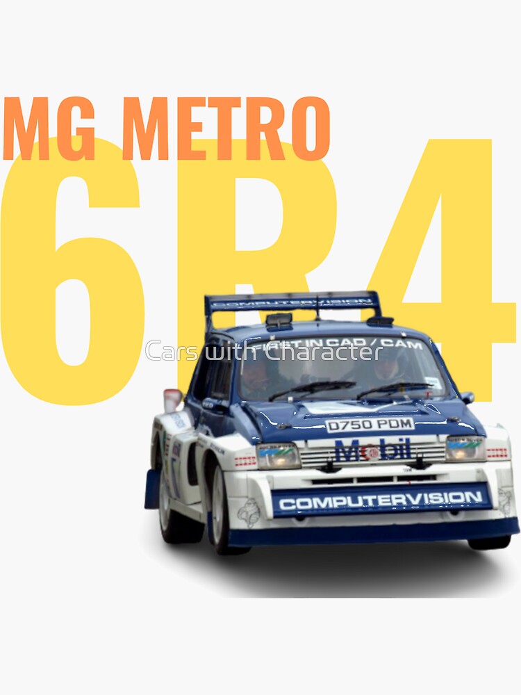 "Group B Legend - The MG Metro 6R4" Sticker for Sale by emporiumwa ...