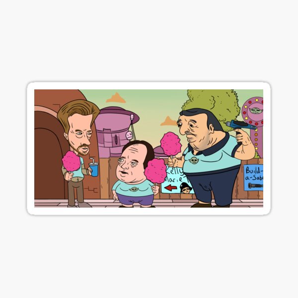 "Smiling Friends and Red Letter Media Crossover" Sticker for Sale by ...