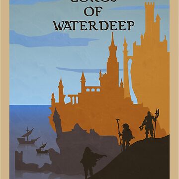 "Lords of Waterdeep" Poster for Sale by lavetteeffie | Redbubble