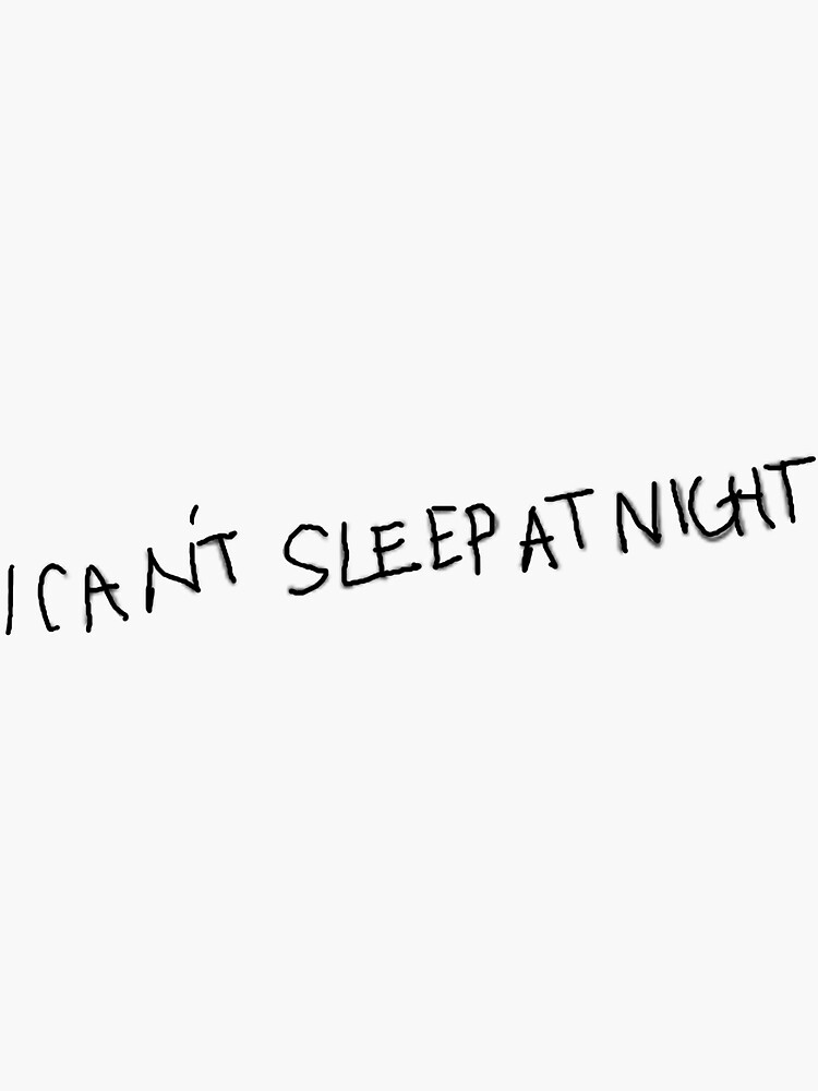 "noSLEEP" Sticker for Sale by VisualOasis | Redbubble