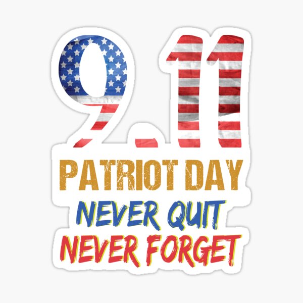 "9/11 Patriot Day" Sticker for Sale by amishacreates | Redbubble