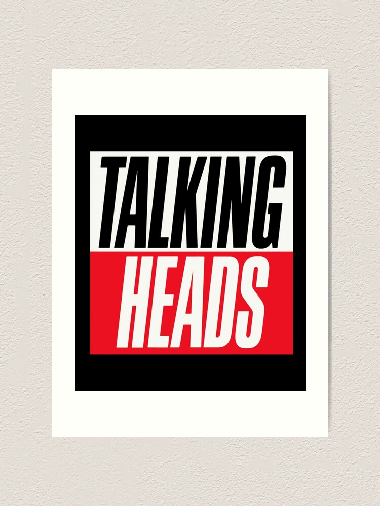 "Talking Heads logo" Art Print for Sale by narnia-fans | Redbubble